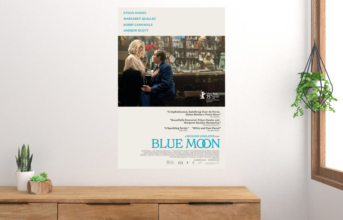 Blue Moon Poster 24x36 – Romantic Noir Wall Art | The Poster Depot