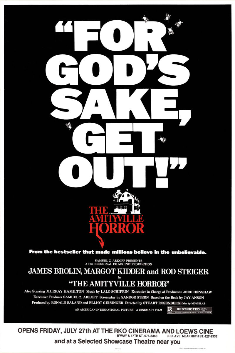 Amityville Horror Movie Poster 27x40 – Haunted House Wall Art – The ...
