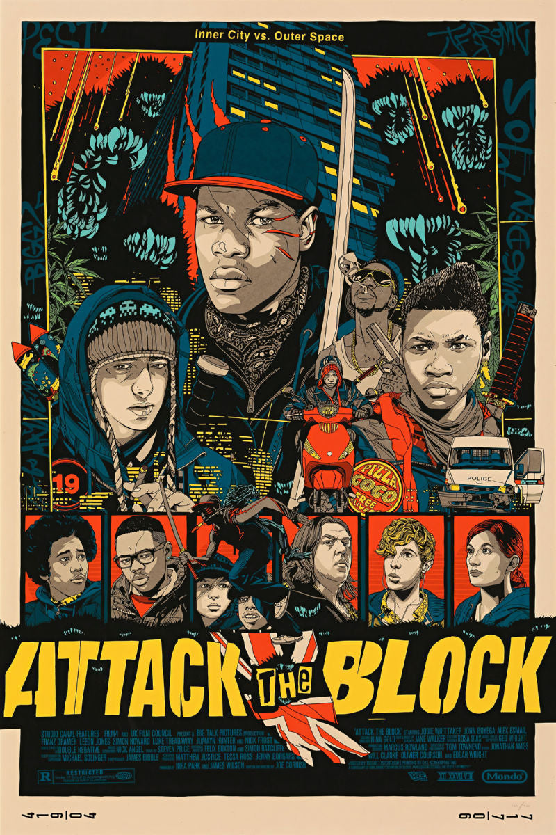Attack the Block Movie Poster 11"x17" – Urban Sci-Fi Wall Art – The ...