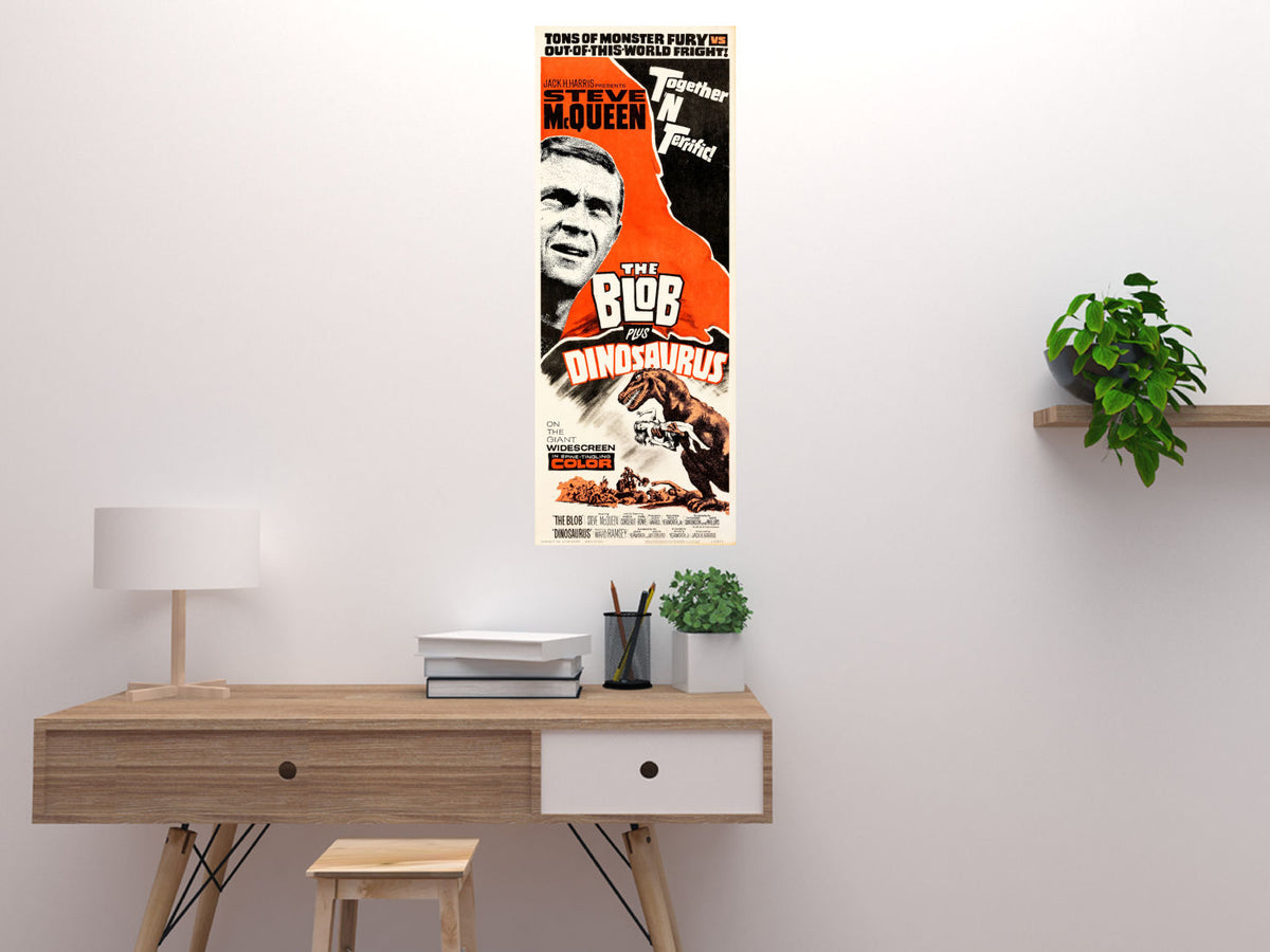 The Blob Horror Double Feature Insert Movie Poster 14X36 14"X36 ...