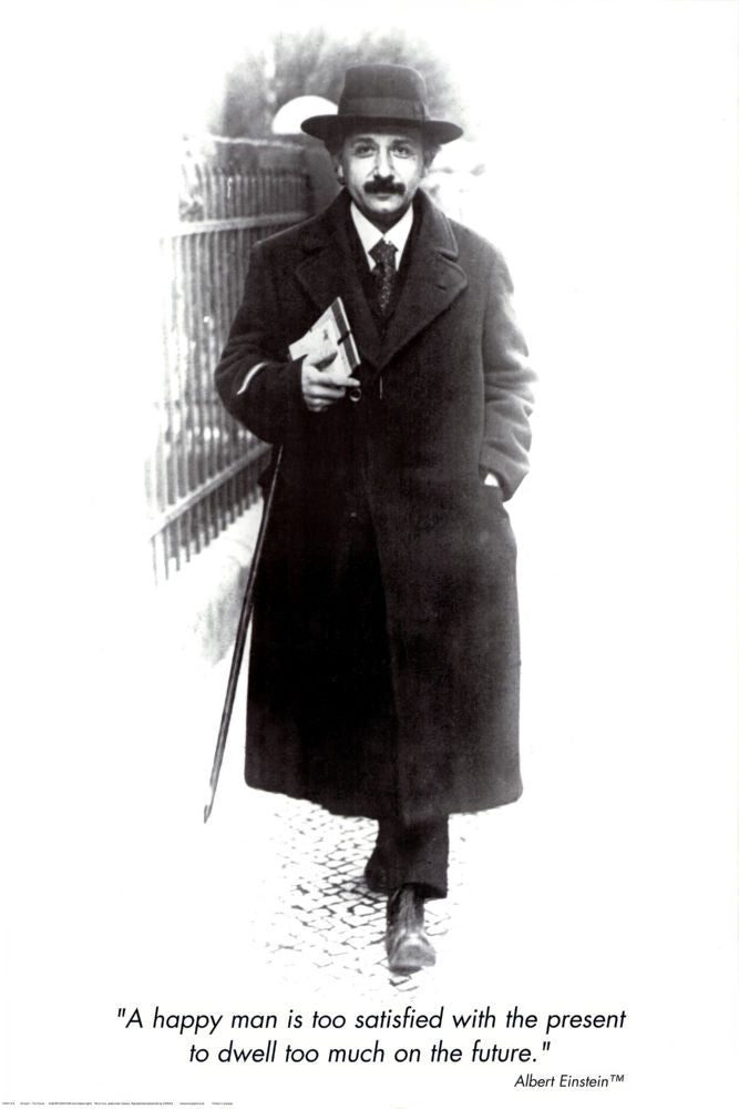 Albert Einstein Happy Man Poster 24x36 | theposterdepot.com – The ...