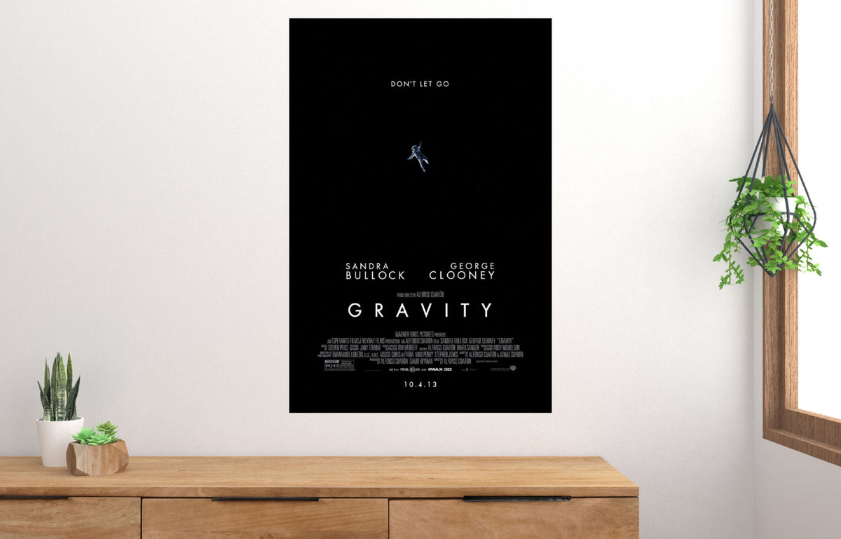 Gravity Poster 27x40 – Space Survival Wall Art | The Poster Depot
