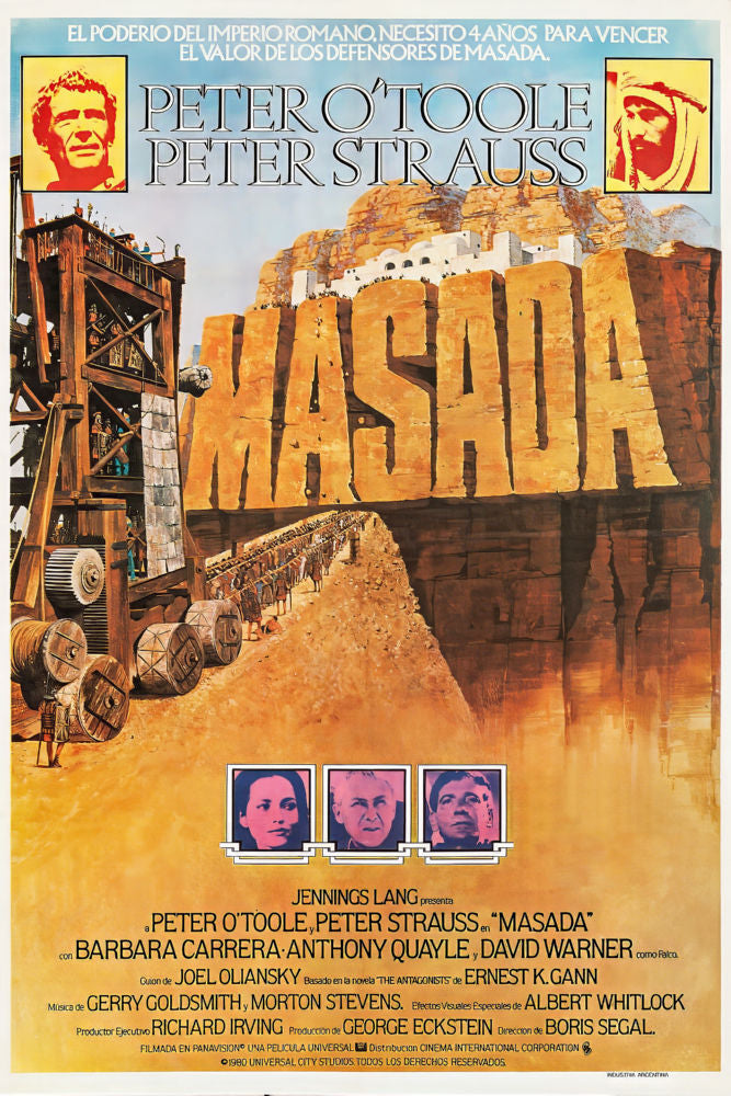 Masada Movie Poster #7302401 27"x40" 27x40 – The Poster Depot