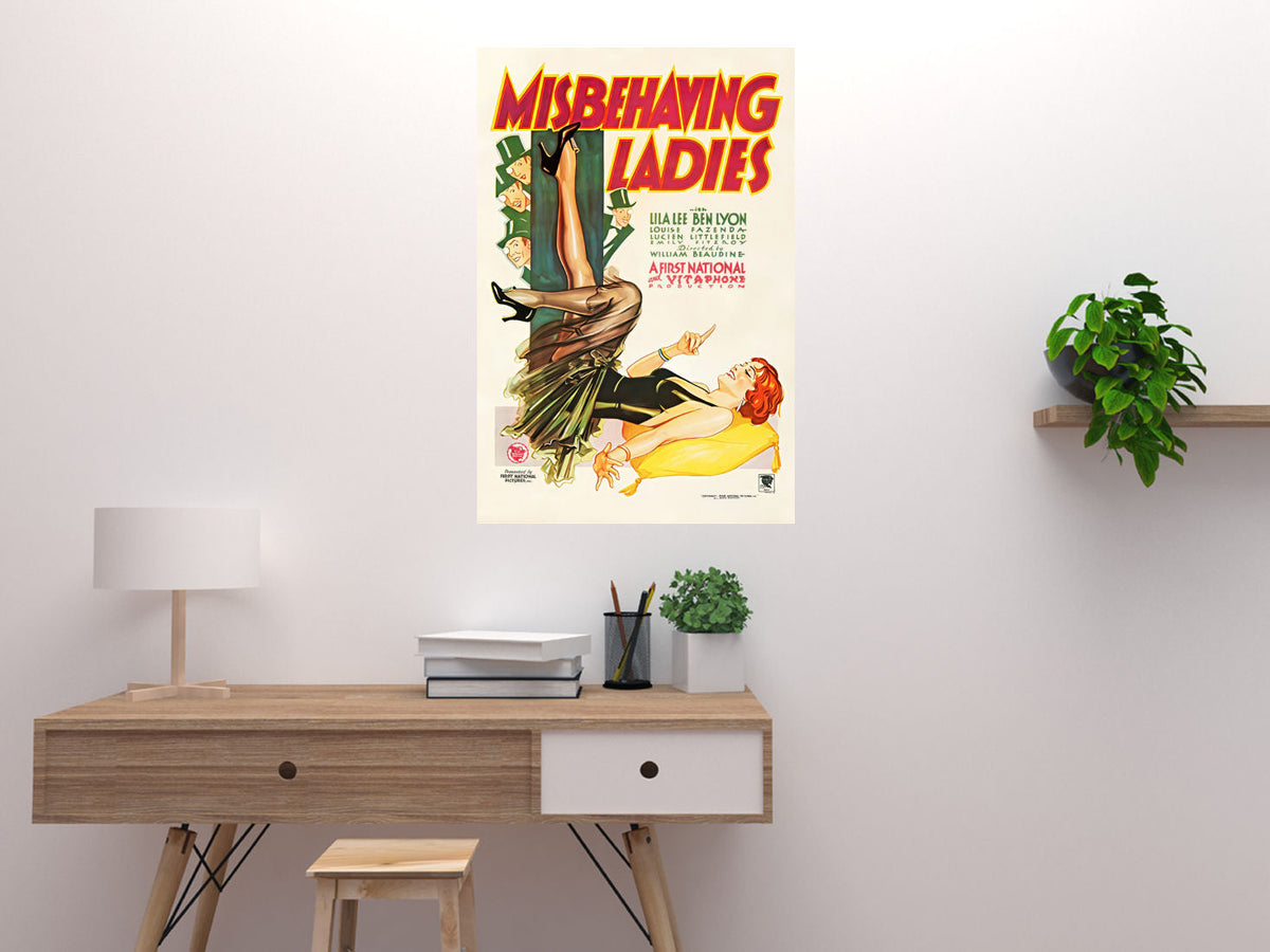 Misbehaving Ladies Poster 16"x24" – Retro Feminine Wall Art – The ...