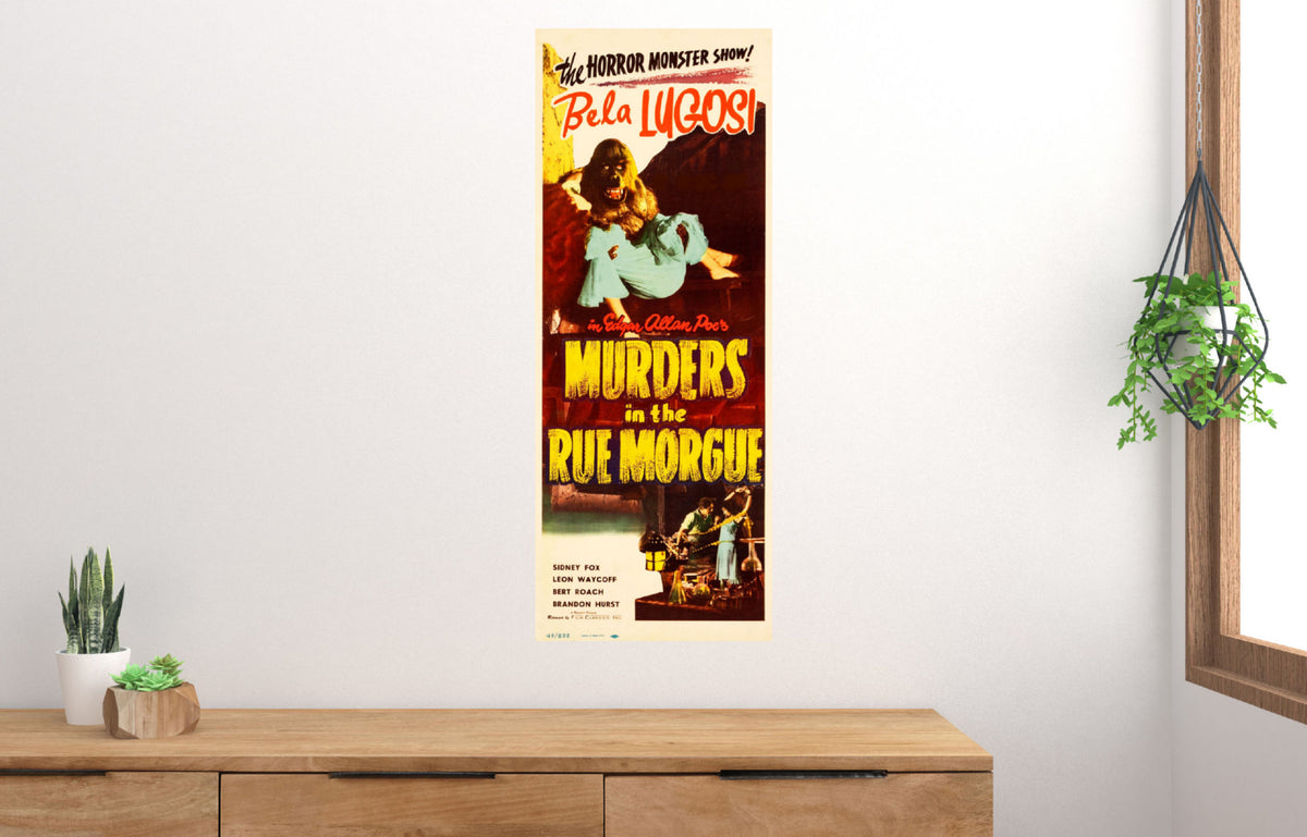 Murders in the Rue Morgue Poster 24x36 – Gothic Horror Wall Art | The ...