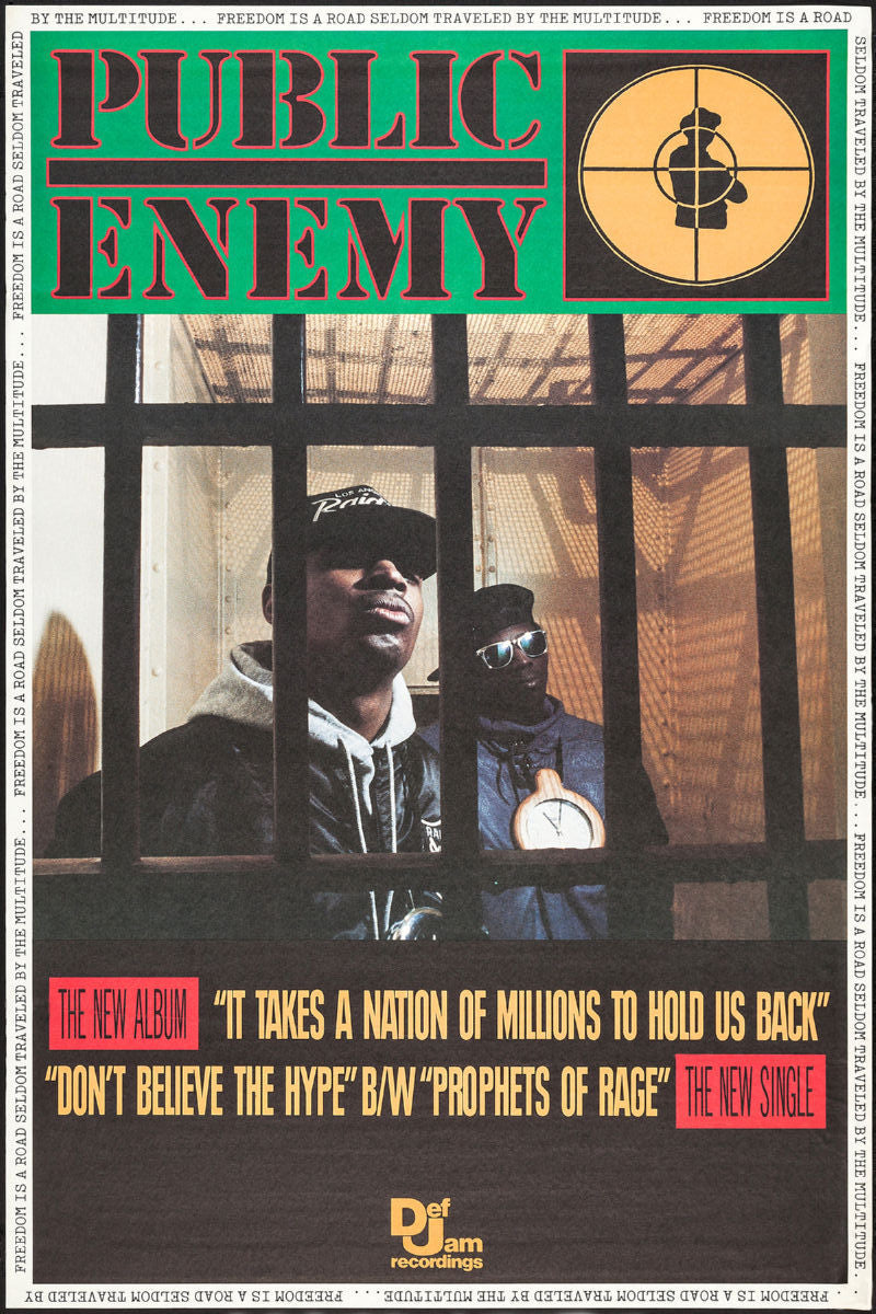 Public Enemy Poster 40x60 Rap Hip Hop – The Poster Depot
