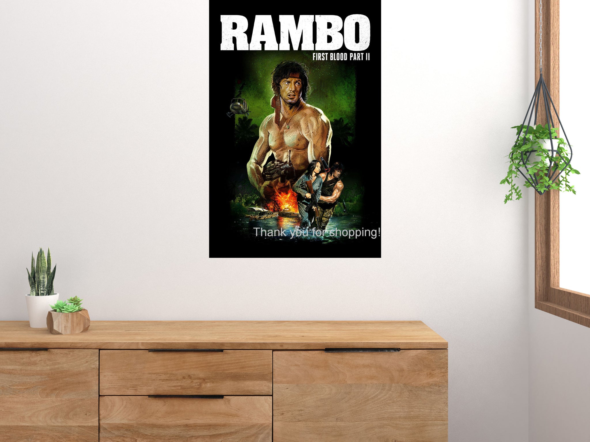 Rambo Eerste Bloed Deel 2 Poster
