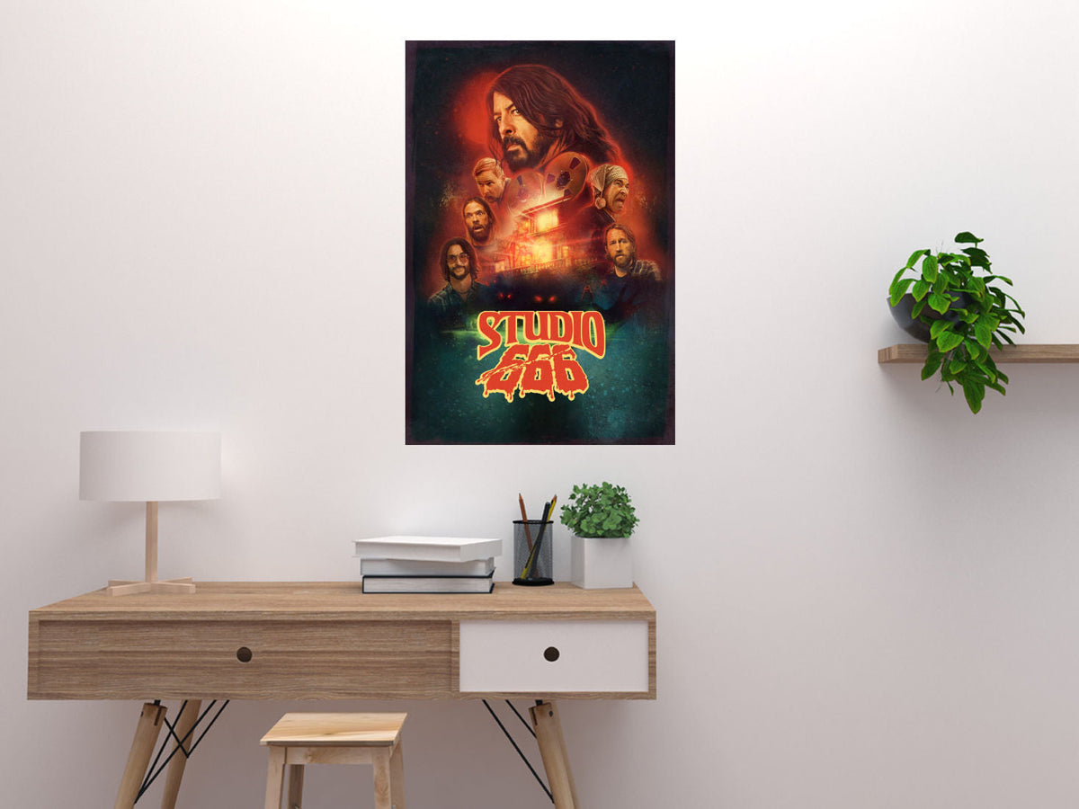 Studio 666 movie Poster 27x40 – Rock Horror Wall Art – The Poster Depot