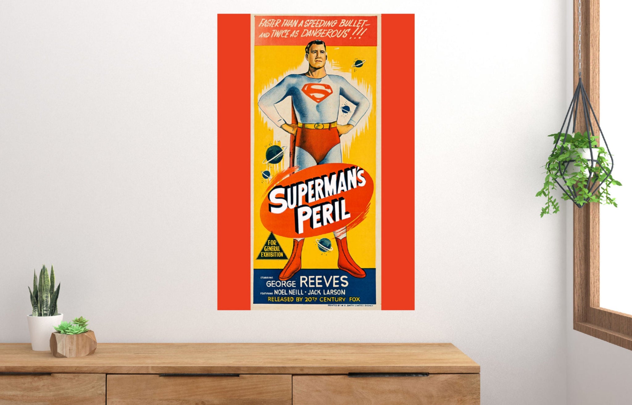 Superman's Peril Poster 27x40 – Superhero Wall Art | The Poster Depot