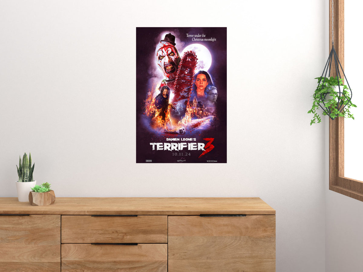 Terrifier 3 Movie Poster 24x36 24inx36in – The Poster Depot