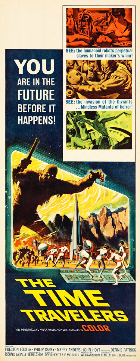 Time Travelers Poster 16"x24" – Conceptual Sci-Fi Wall Art – The Poster ...