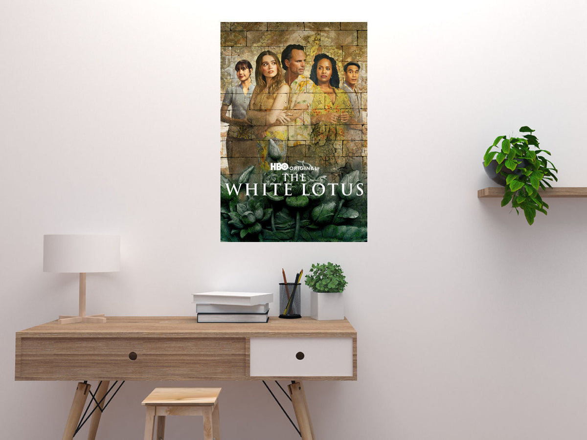 White Lotus Poster 27x40 – Satirical Drama Wall Art – The Poster Depot