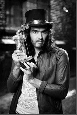 Russell Brand Metal Poster Wall Art 8in x 12in 12"x16" Black and White ...