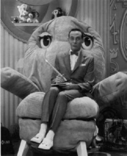 Pee Wee Herman Metal Poster Wall Art 8in x 12in 12"x16" Black and Whit ...