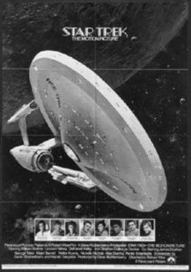 Star Trek poster Metal Sign Wall Art 8in x 12in 12"x16" Black and Whit ...