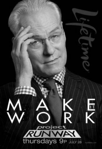 Project Runway Metal Poster Wall Art 8in x 12in 12"x16" Black and Whit ...